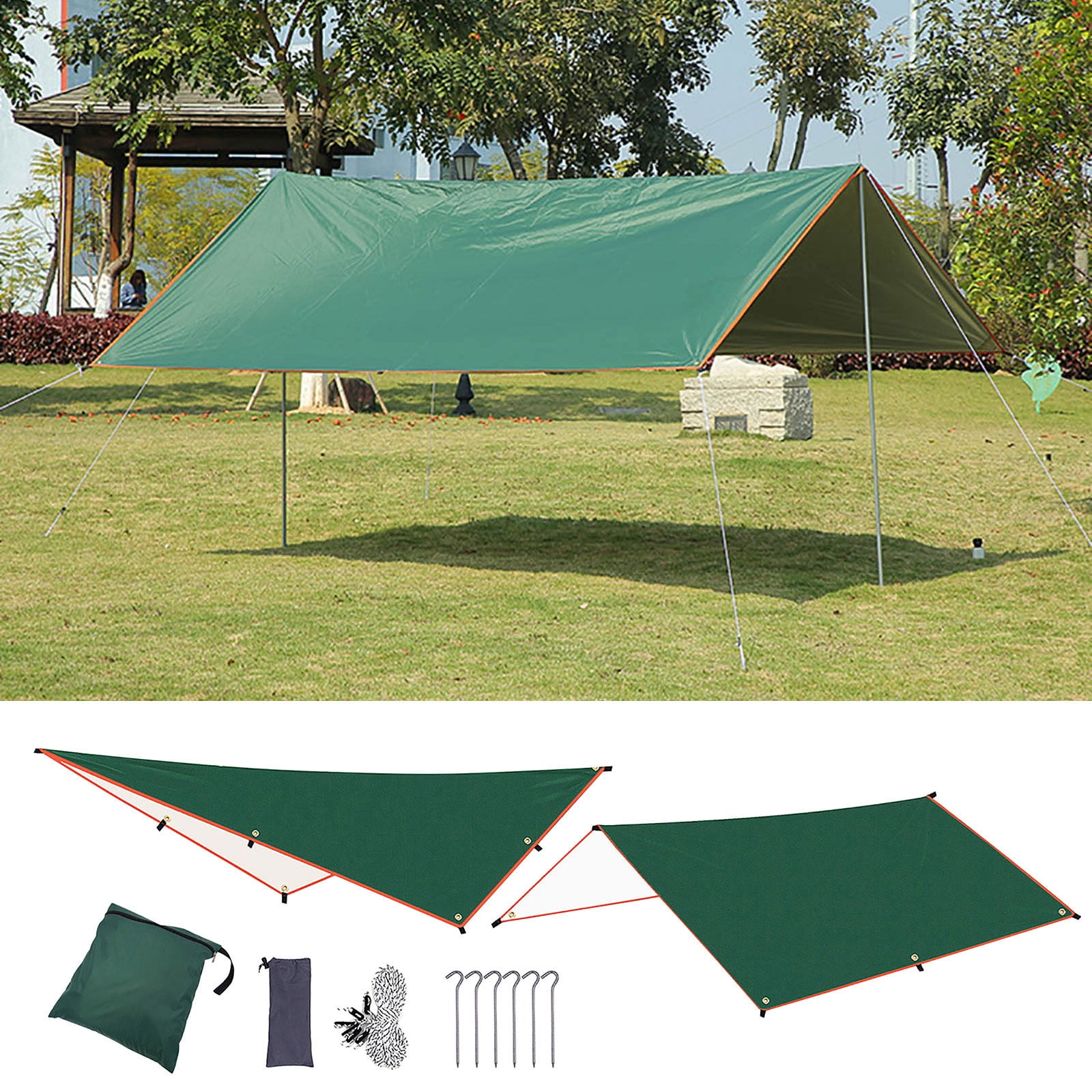Rainproof Beach Tent, Outdoor Awning, Quick-Setup, UV Protection ...
