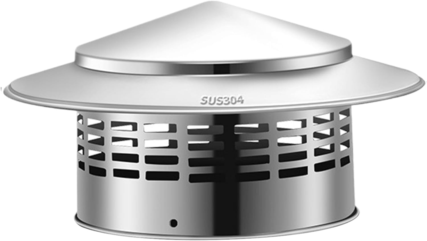 Rainproof Chimney Cap Roof Vent Cover: Stainless Steel Flue Cap Round ...
