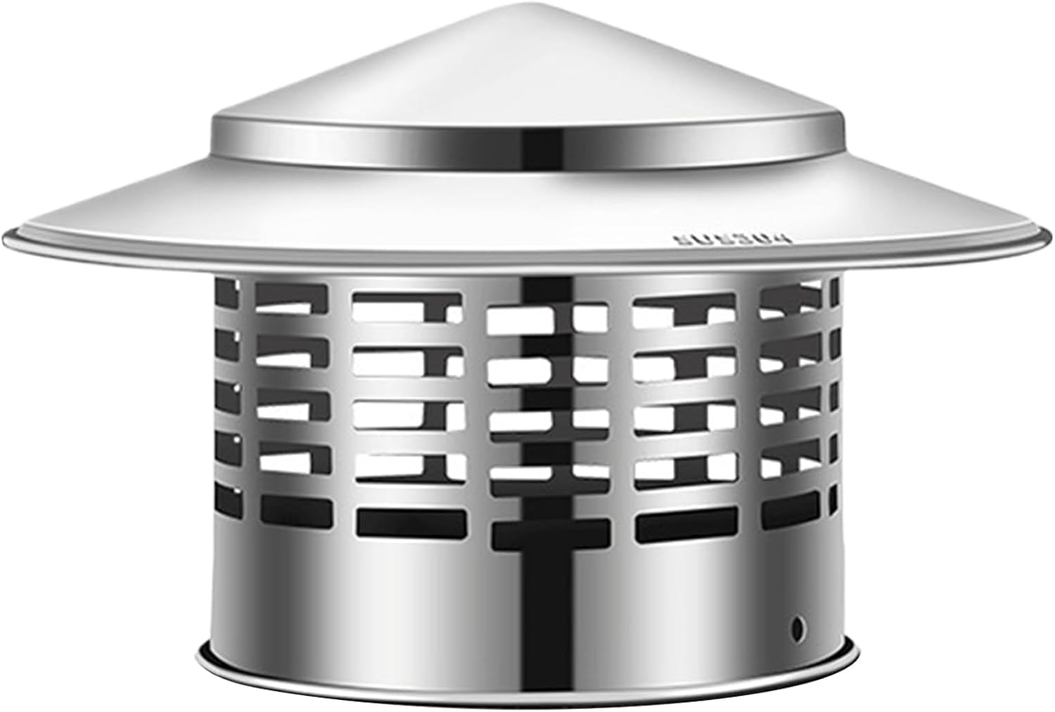 Rainproof Chimney Cap Roof Vent Cover: Stainless Steel Flue Cap Round ...
