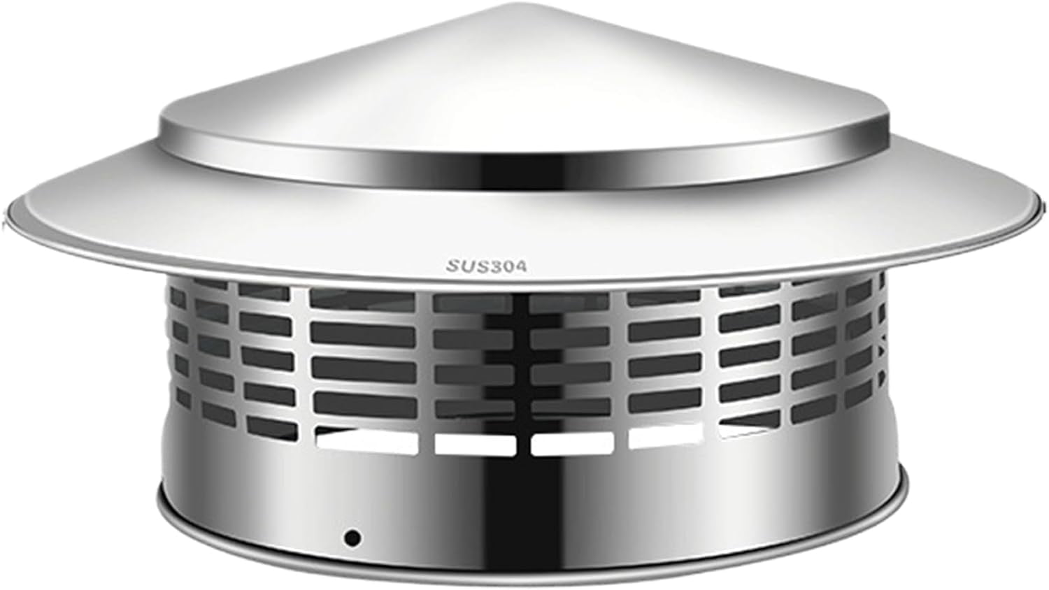 Rainproof Chimney Cap Roof Vent Cover: Stainless Steel Flue Cap Round ...