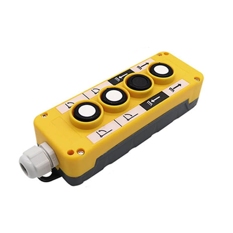 Rainproof Electric Hoist Crane Pushbutton Switches COP Industrial Up Down Driving Push Button ...