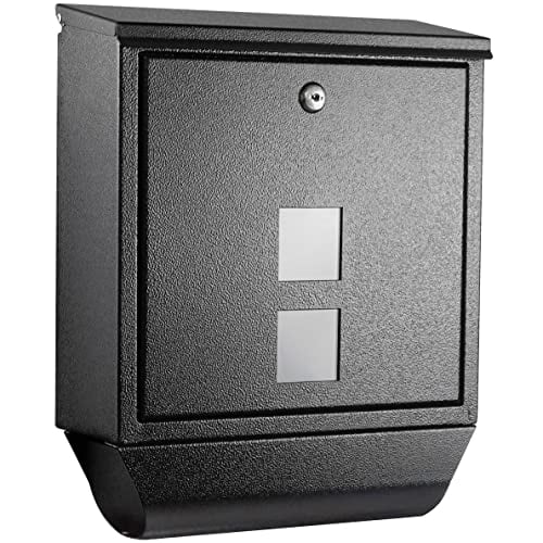 Rainproof Galvanized Steel Mailbox Wall Mount - Locking Wall Mailbox ...