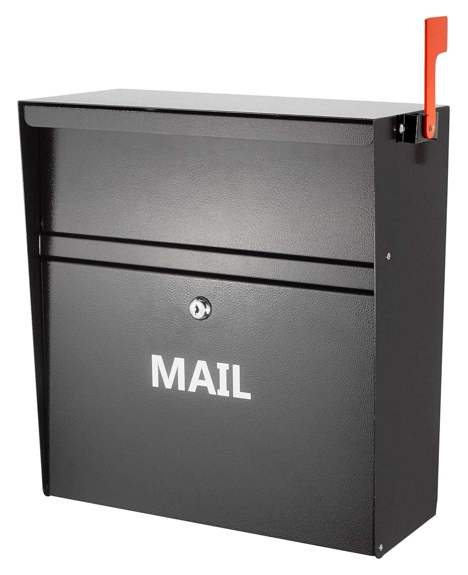Rainproof Wall Mount Mailbox with Outgoing Mail Flag and Holder ...