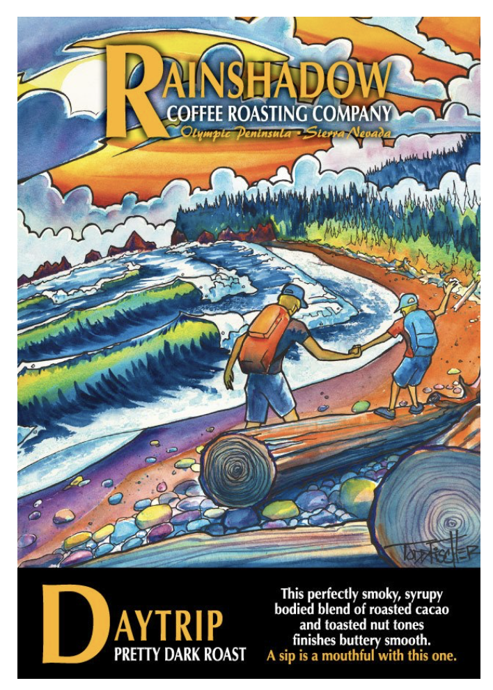 Rainshadow Daytrip Ground Coffee Roasting Company, 100% Arabic Coffee ...