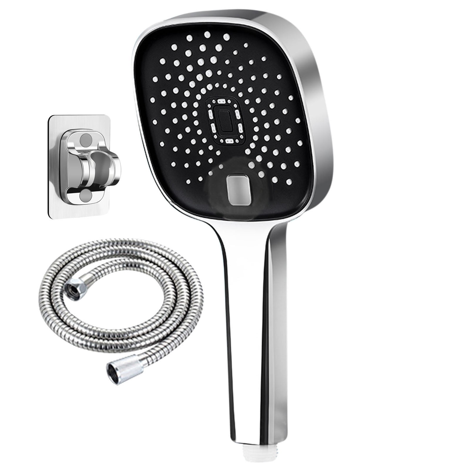 Rainshower SmartActive Hand Square Shower, 3 Sprays, 1.75 gpm, Chrome ...