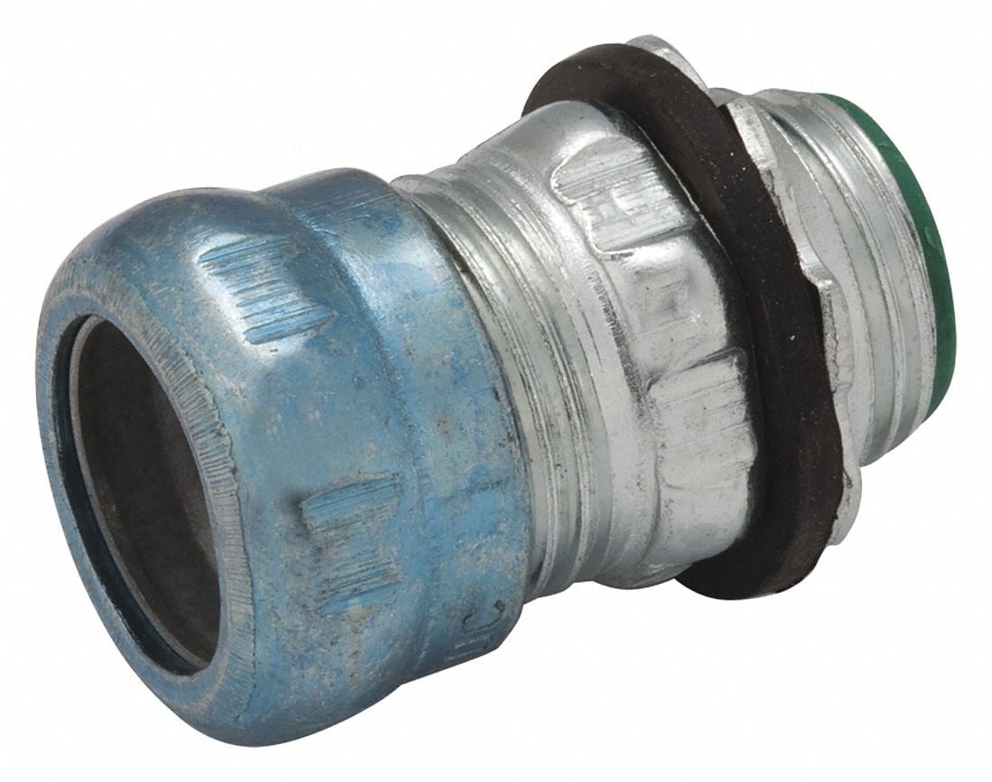 Raintight Emt Insulated Compression Connector, Steel, 1 In. Trade Size ...