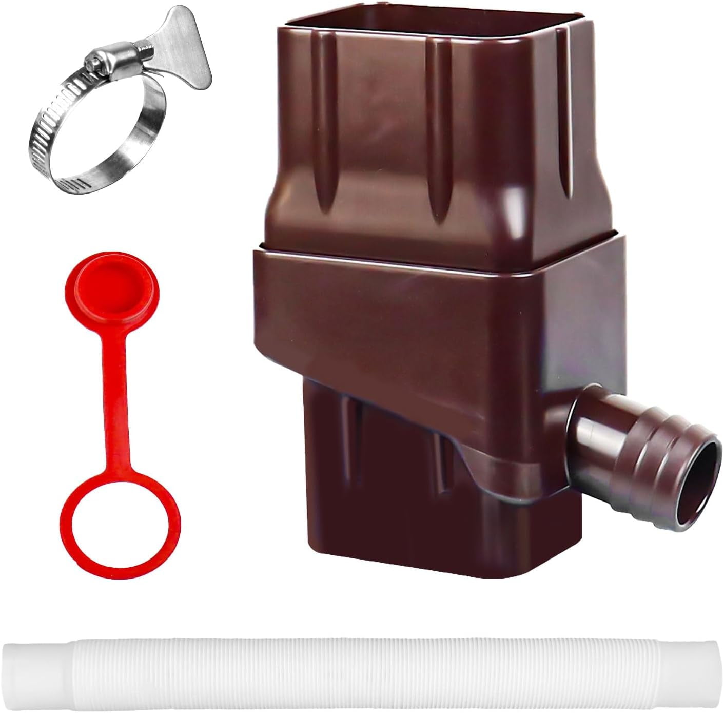 Rainwater Collection System, Downspout Diverter Rain Barrel Diverter ...