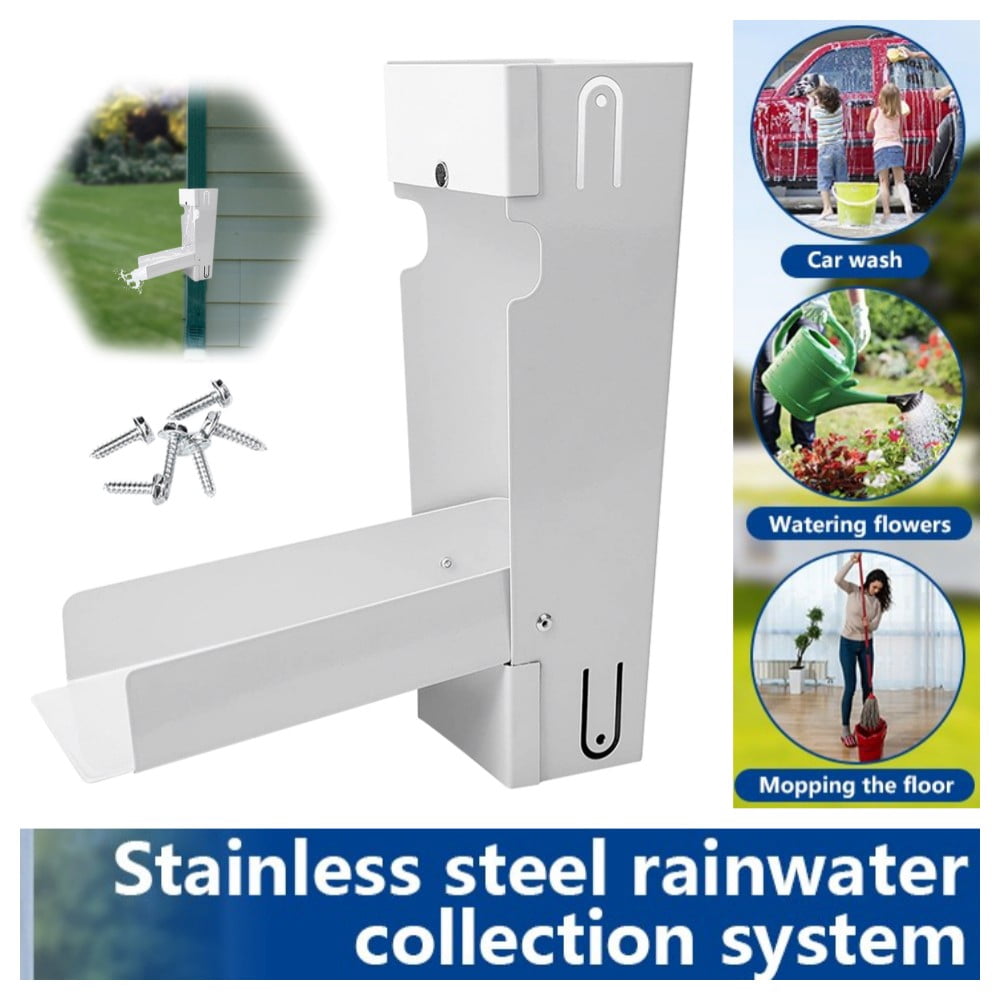Downspout Rainwater Collection System For 2x3 Inch Gutters Rainwater ...