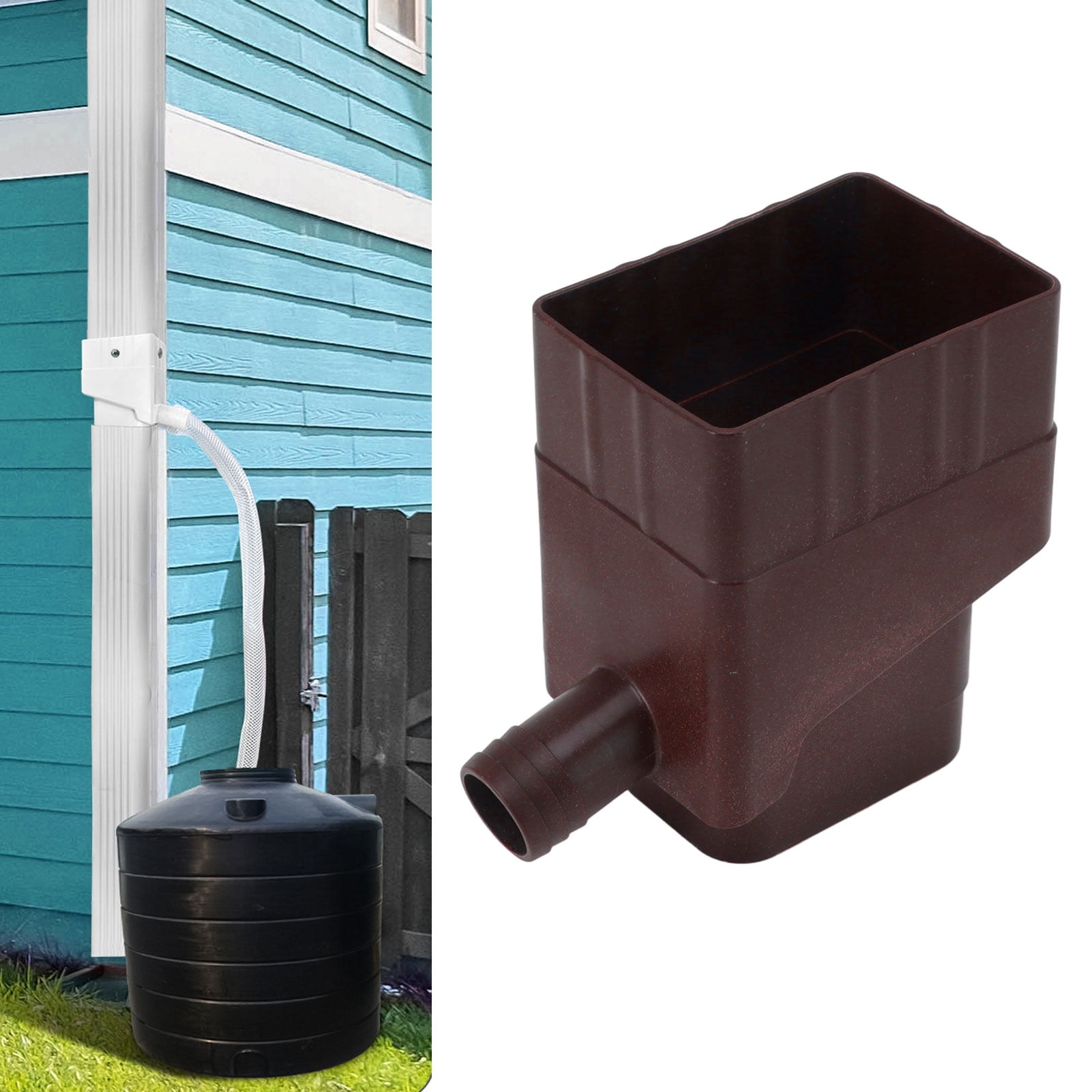 Rainwater Collector: Diverter Kit For Gutters, Save Water Maintain ...
