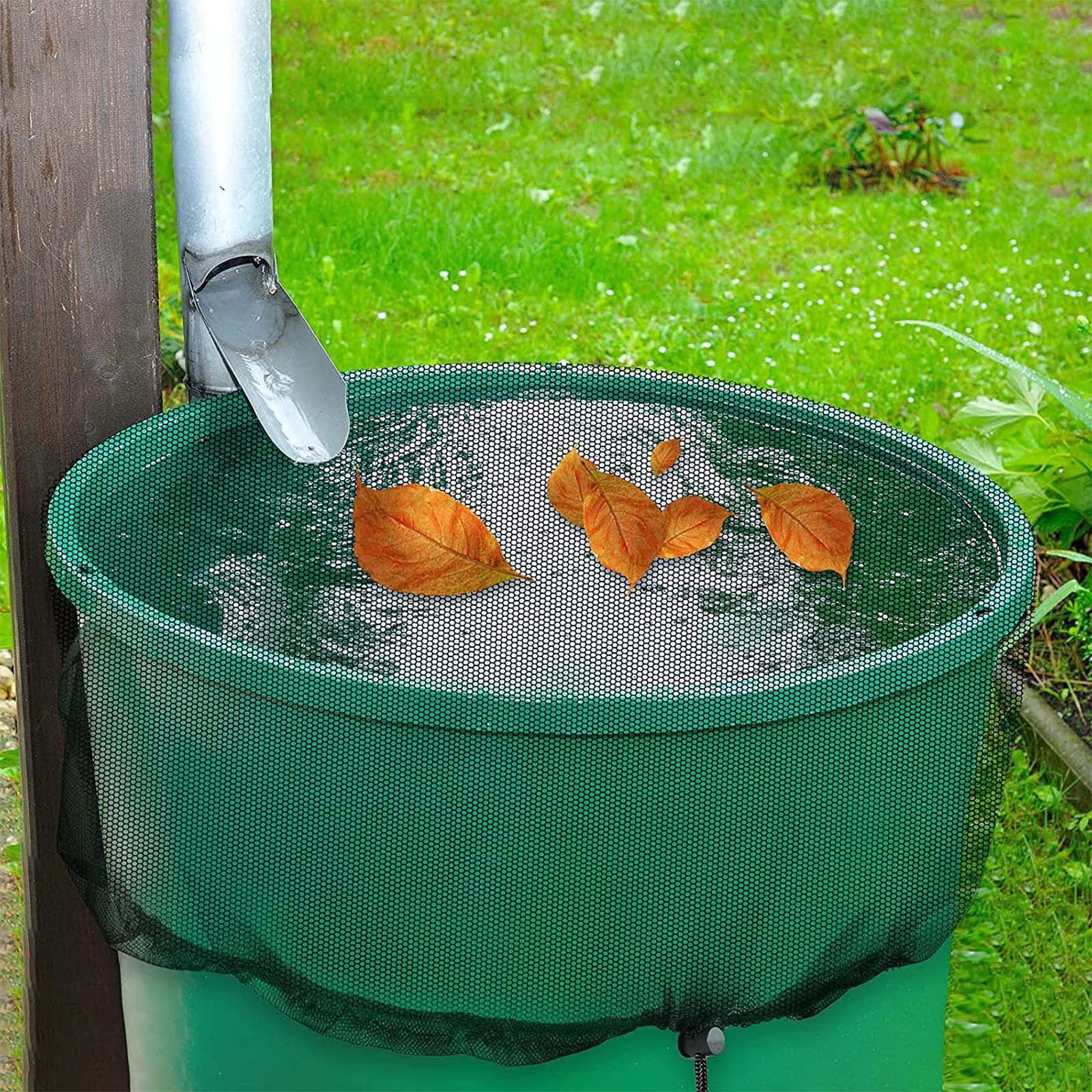 Rainwater Collector Net Cover, Outdoor Rainwater Bucket Cover ...