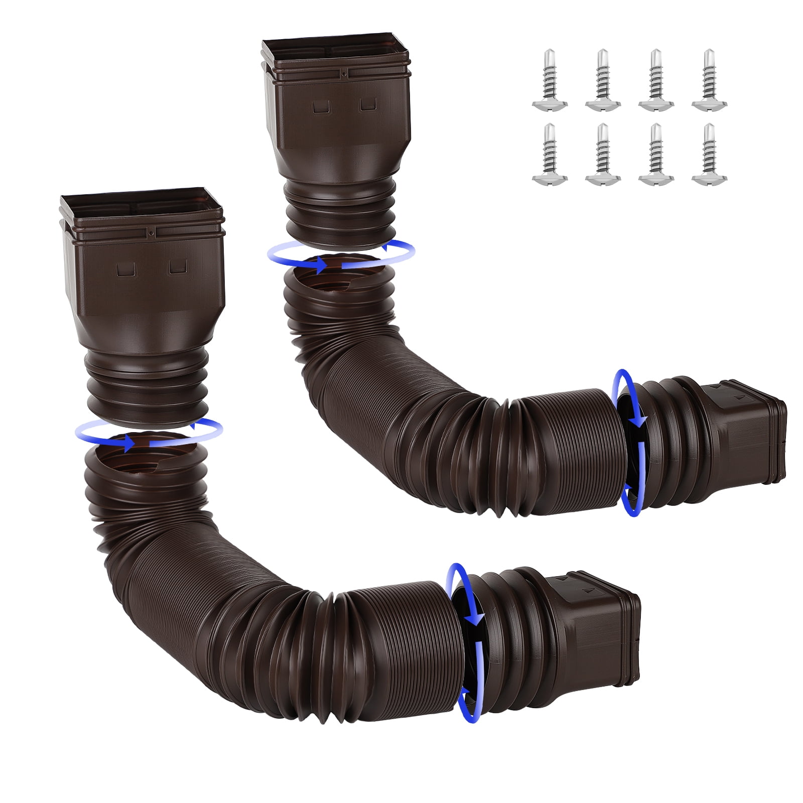 Rainwater Extension Pipe Downspout Drain Pipe Extender Downspout ...