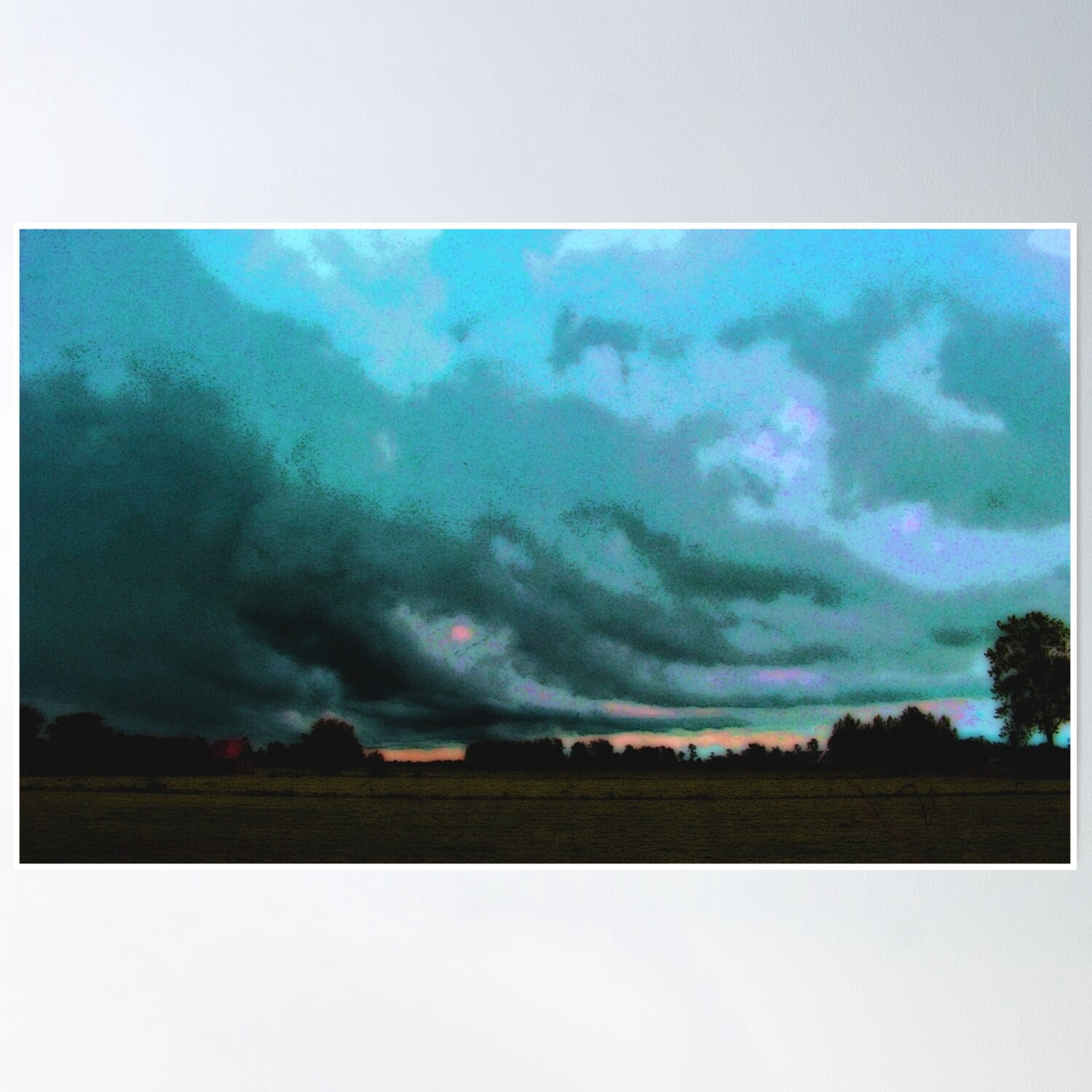 Rainy Day Poster Wall Art, Modern Wall Decor, 8x12 UNFRAMED - Walmart.com