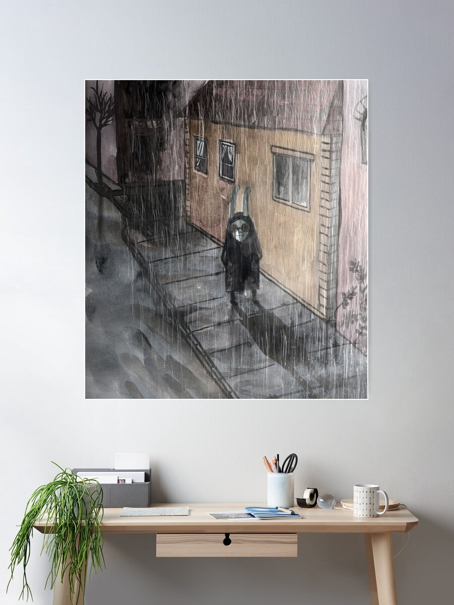 Rainy Day Poster Wall Art, Modern Wall Decor For Living Room Bedroom ...