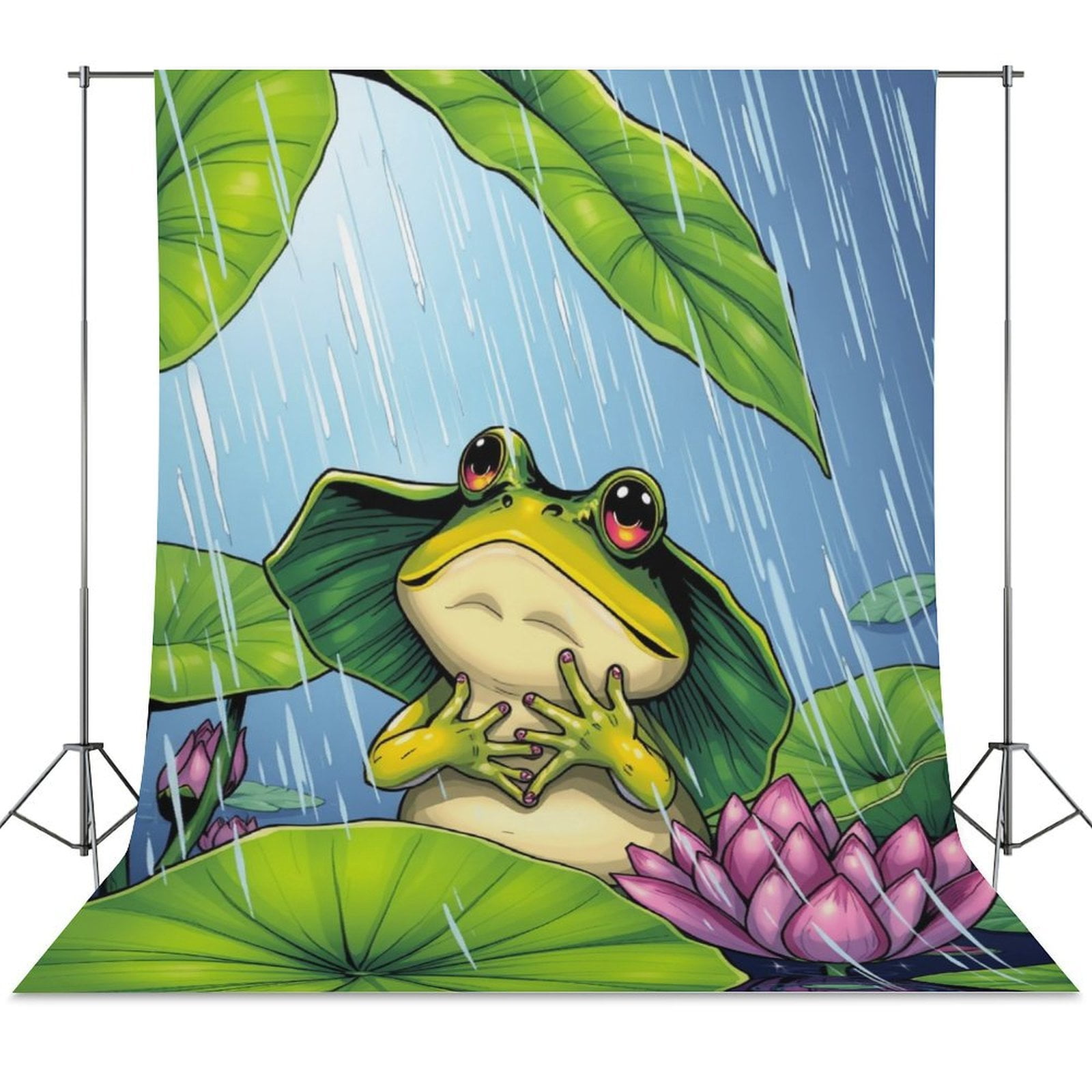 Rainy Frog Photography Backdrops Adult Photostudio Props Decors Backgrounds - Walmart.com
