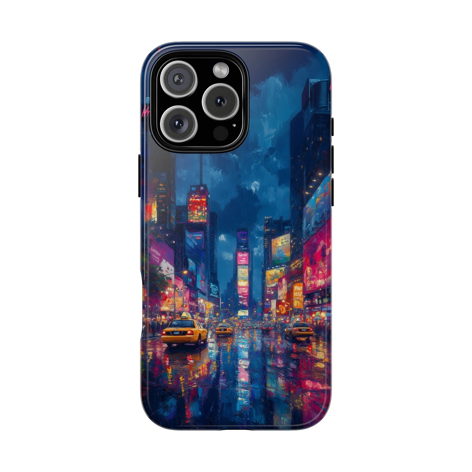 Rainy New York City Urban Skyline Artistic Street Scene Case with ...