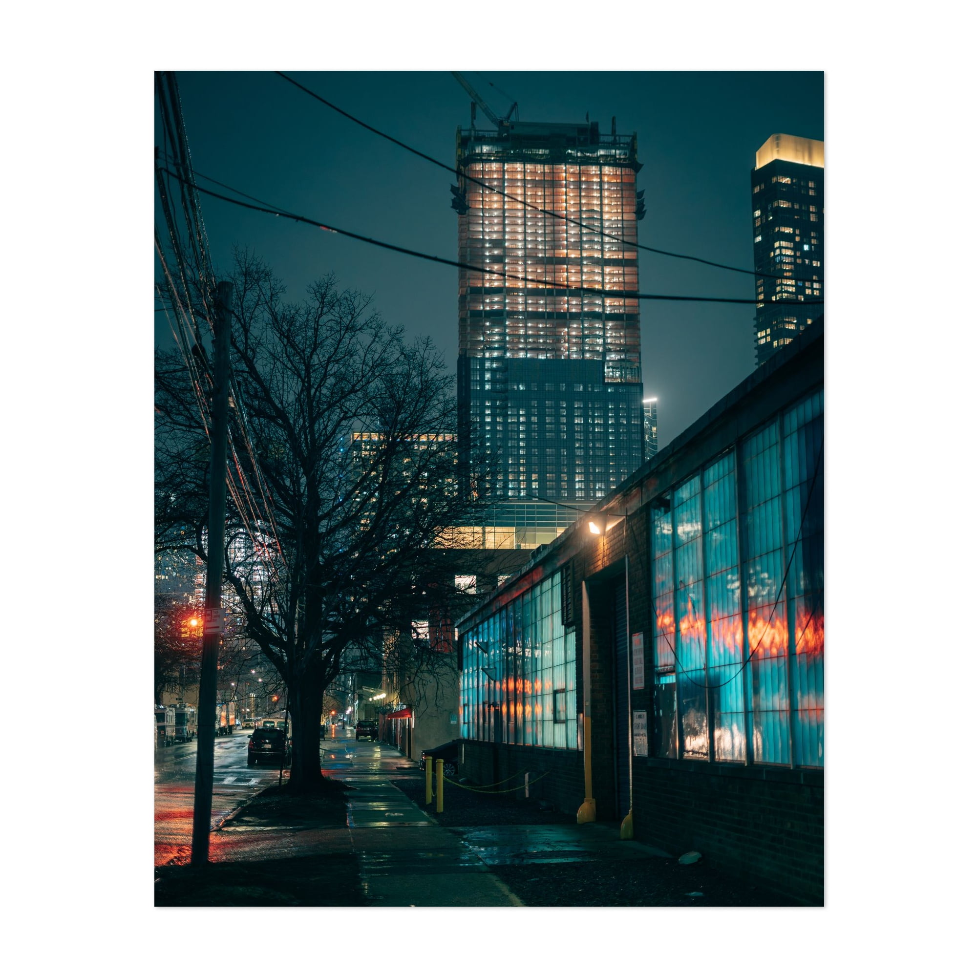 Rainy Night, Long Island City 01 - Queens New York Photography ...
