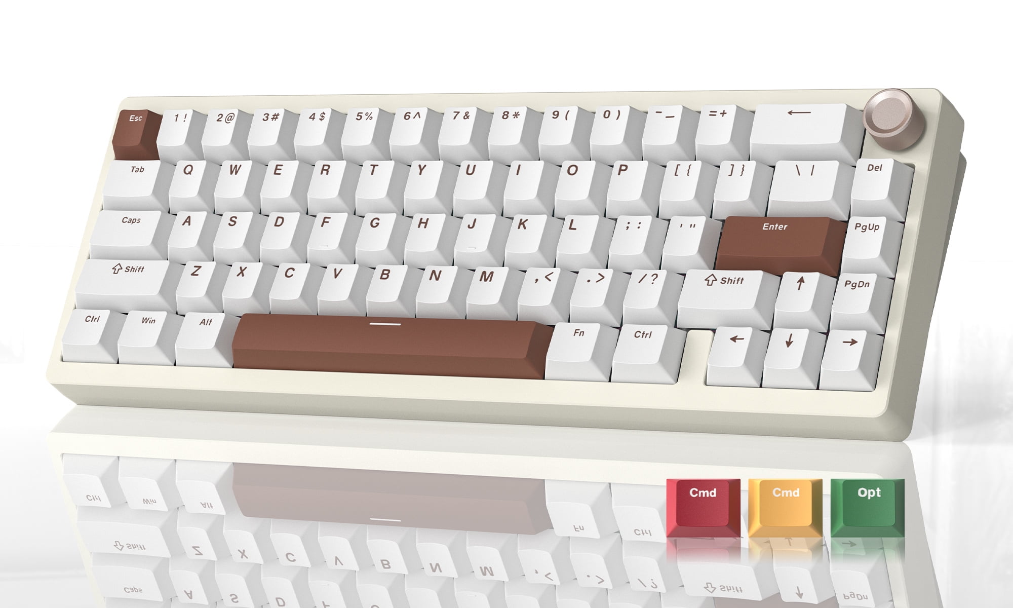 Rainy75 60% Percent Keyboard, Mechanical Gaming Keyboard Gasket Mounted ...