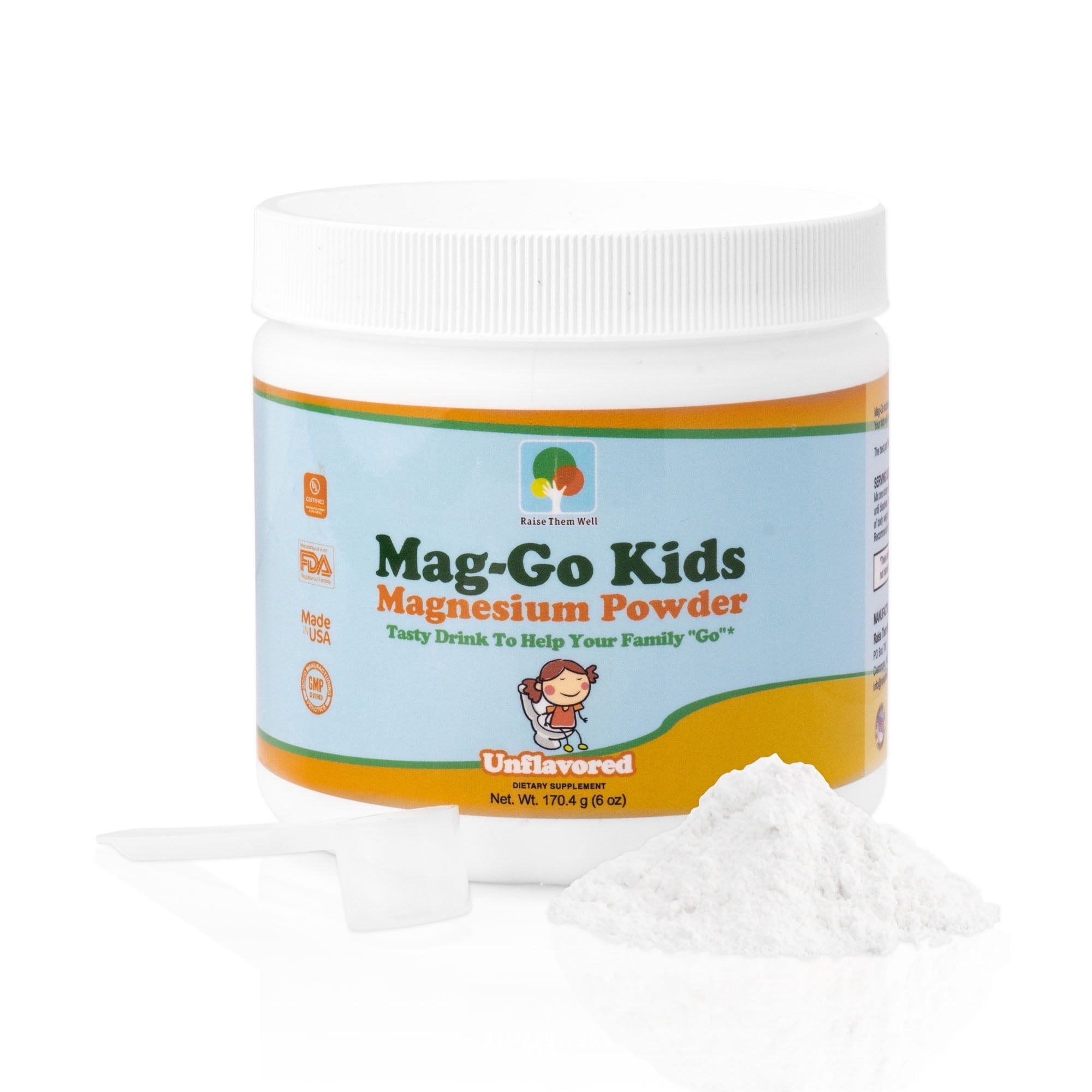 Raise Them Well Mag-Go Kids Magnesium Powder | Constipation Relief ...