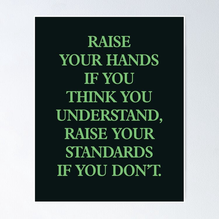 Raise Your Hands UNFRAMED Poster, 8x12 - Walmart.com