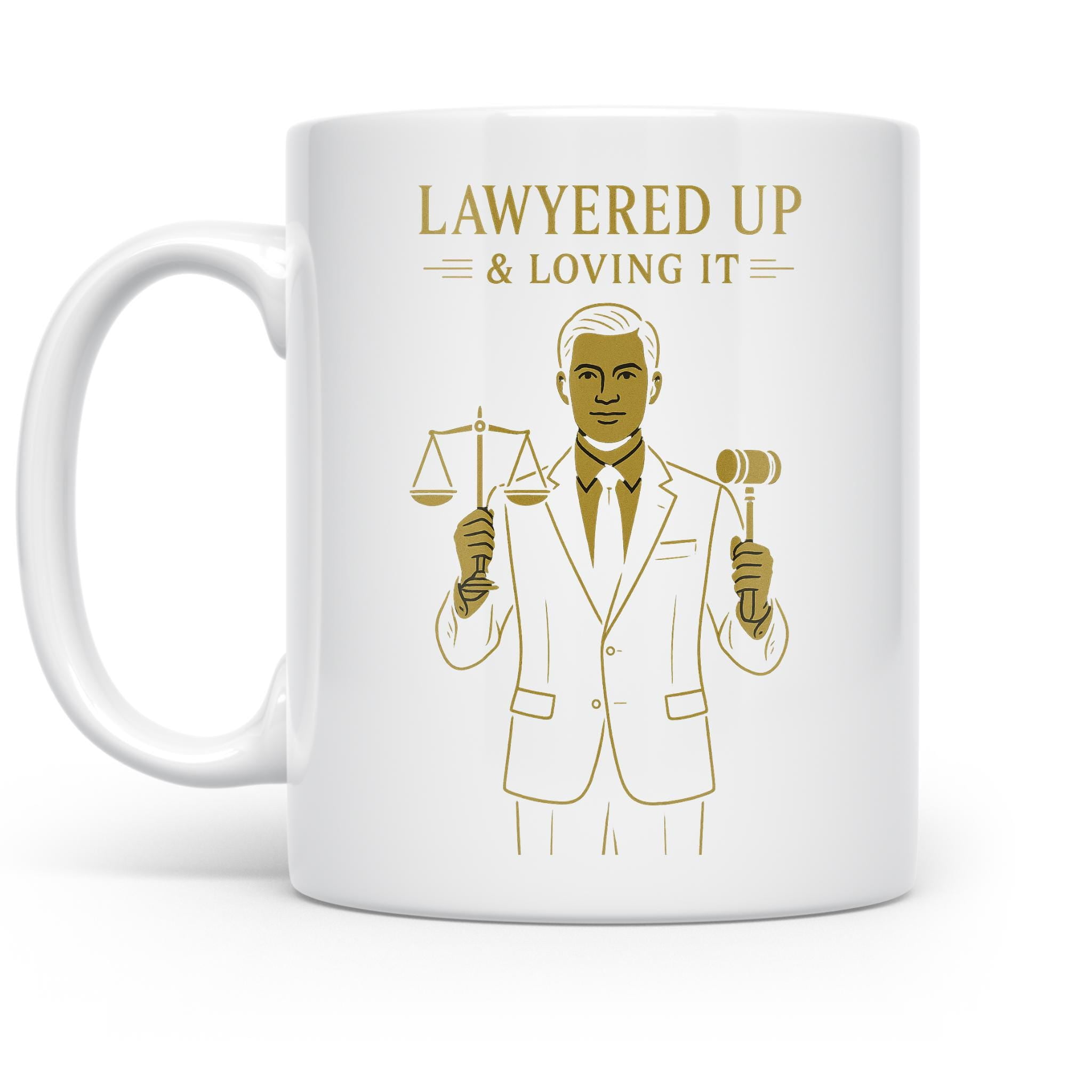 Legal Design 11 oz Coffee Mug - Raise the Bar White Ceramic Gift ...