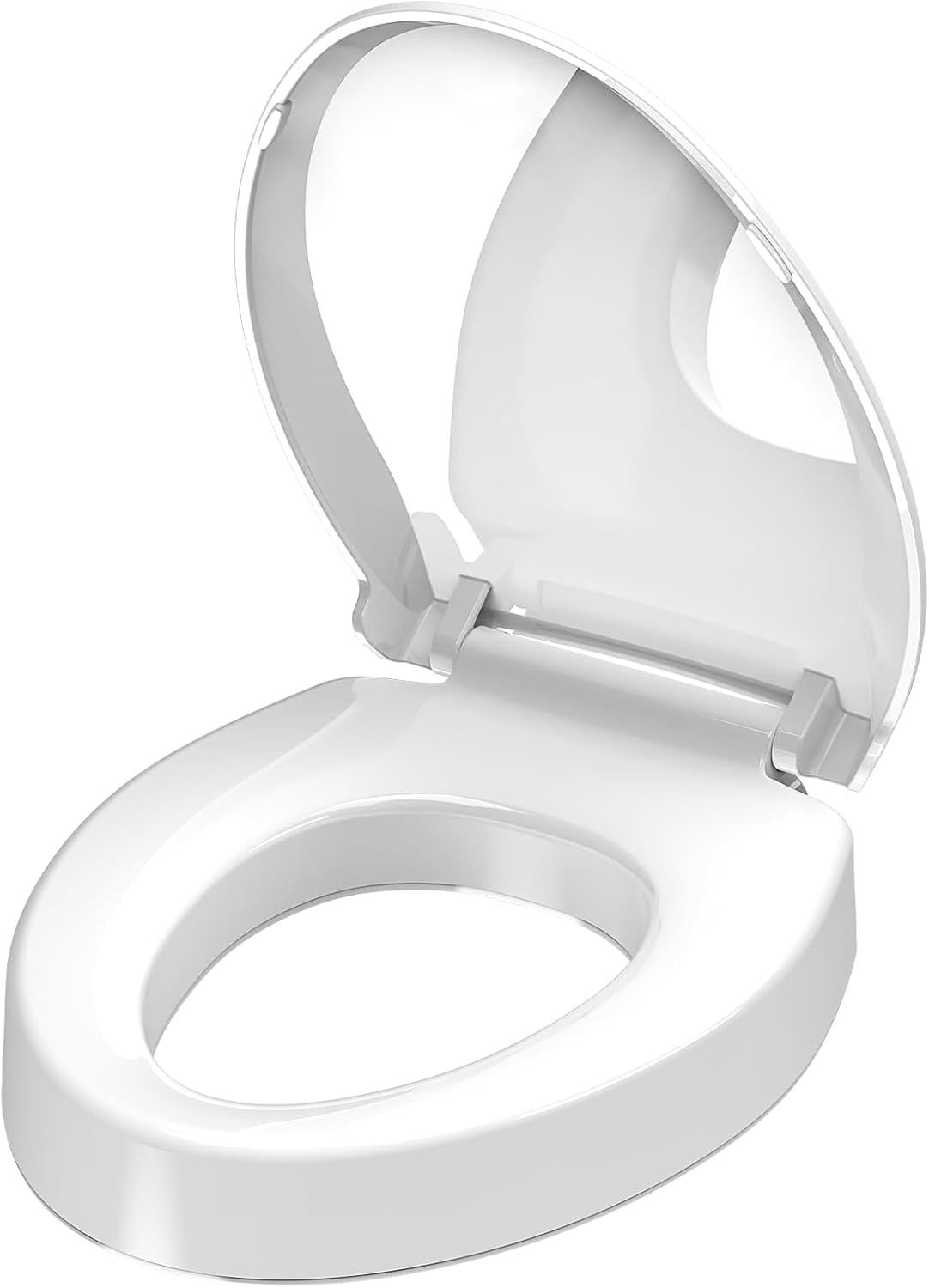 Raised 2.91'' Toilet Seat Elongated, Toilet Seat Riser for , Soft Close ...