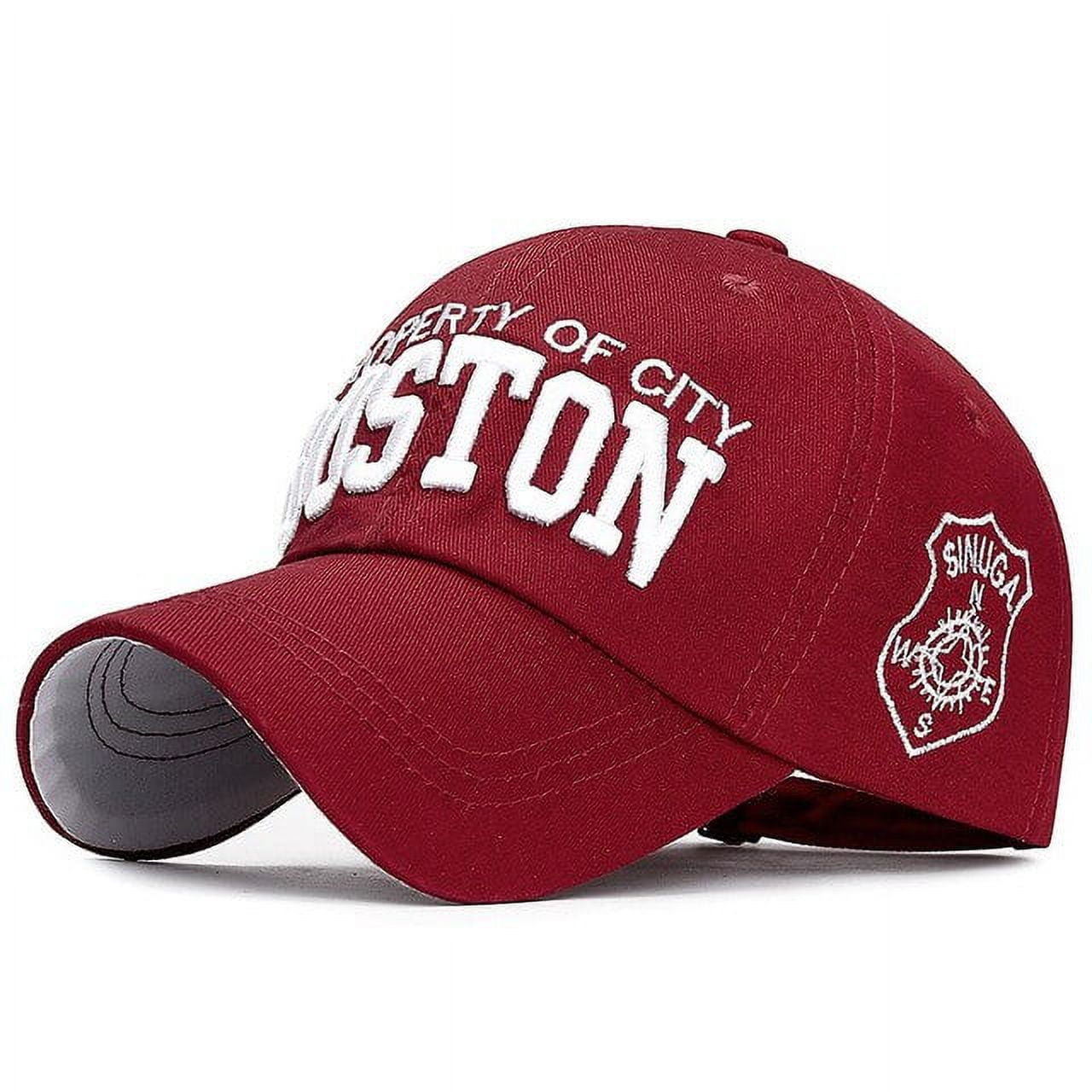 Raised 3D Embroidery Letter Baseball Cap Cotton Adjustable Cap Curved ...