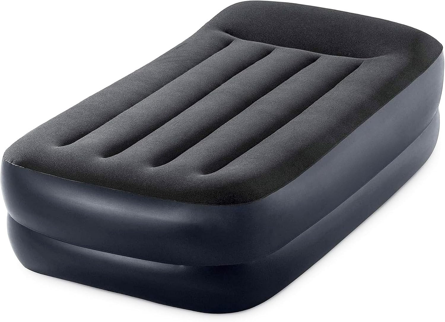 Raised Airbed Mattress with Built-in Pump, Dura-Beam Plus Pillow ...