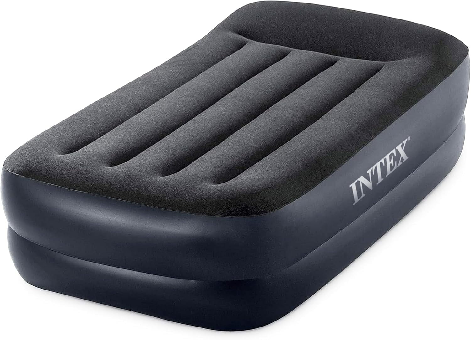 Raised Airbed Mattress with Built-in Pump, Dura-Beam Plus Pillow, Twin ...