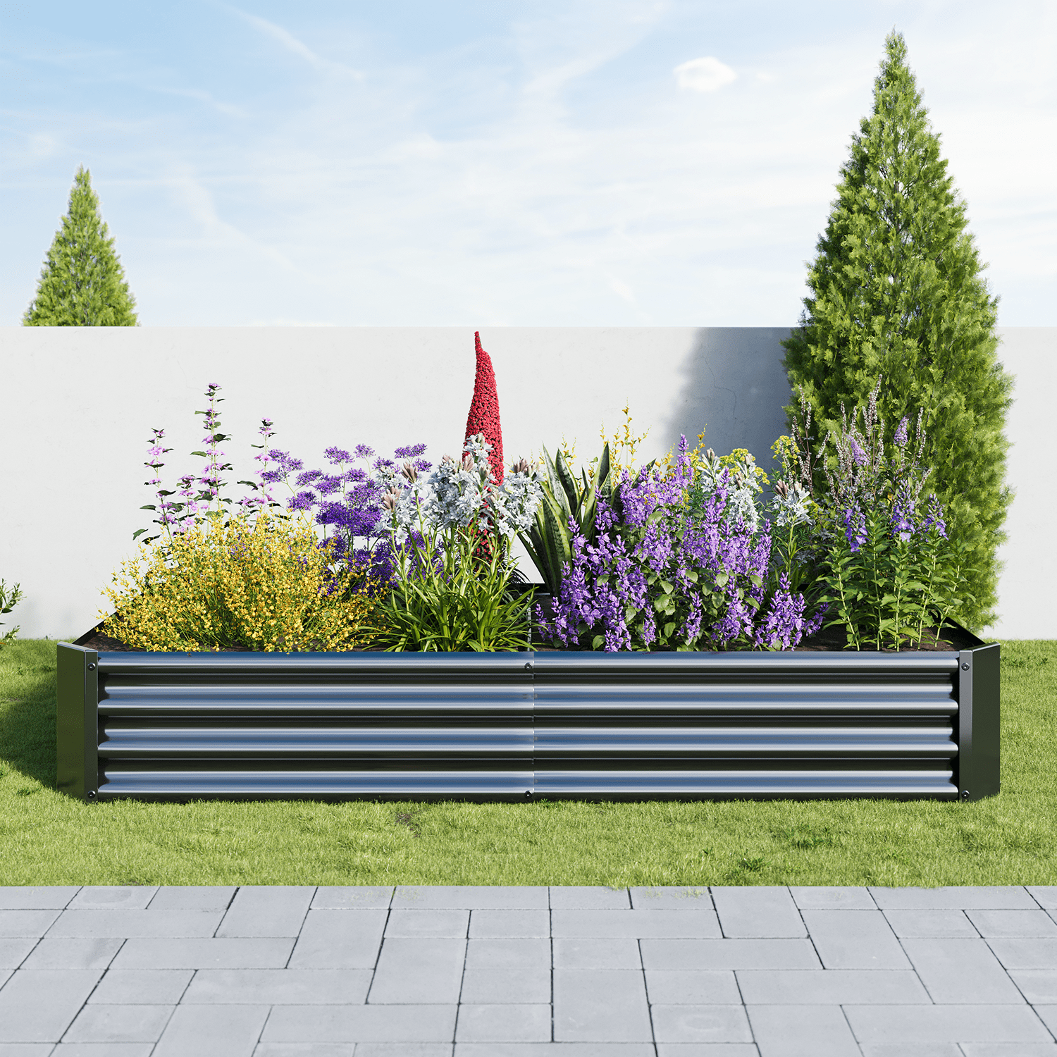 Raised Beds for Garden,Raised Planters for Garden Outdoor,6 X 3 X 1 FT ...