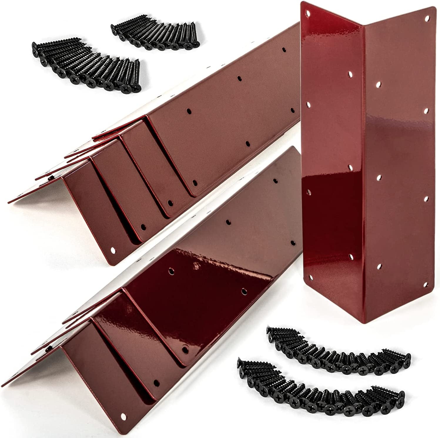 Raised Garden Bed Corner Brackets for 12''-16'' H Bed, Metal Garden ...