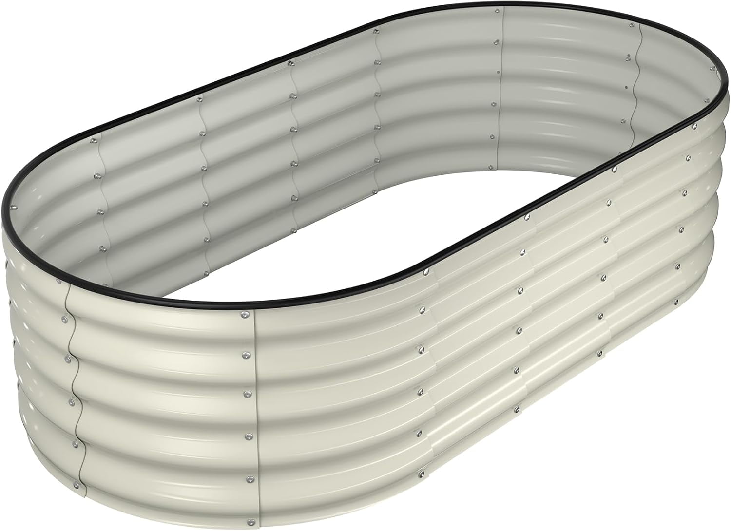 Raised Garden Bed Kit, 4x2x1 ft Galvanized Planter Box Outdoor with ...