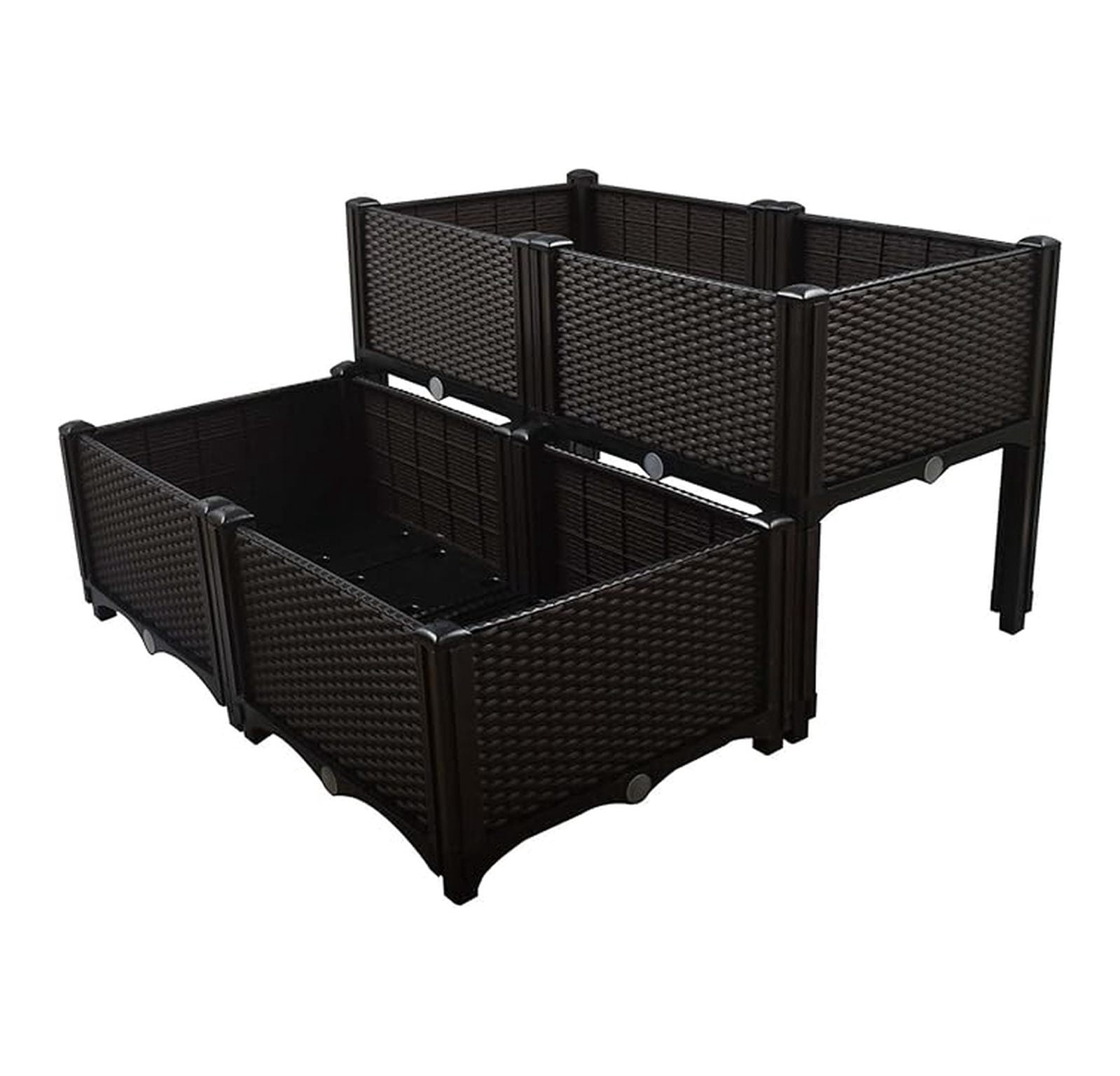 Raised Garden Bed Kit, Elevated Planter Boxes for Outdoor, Flower ...