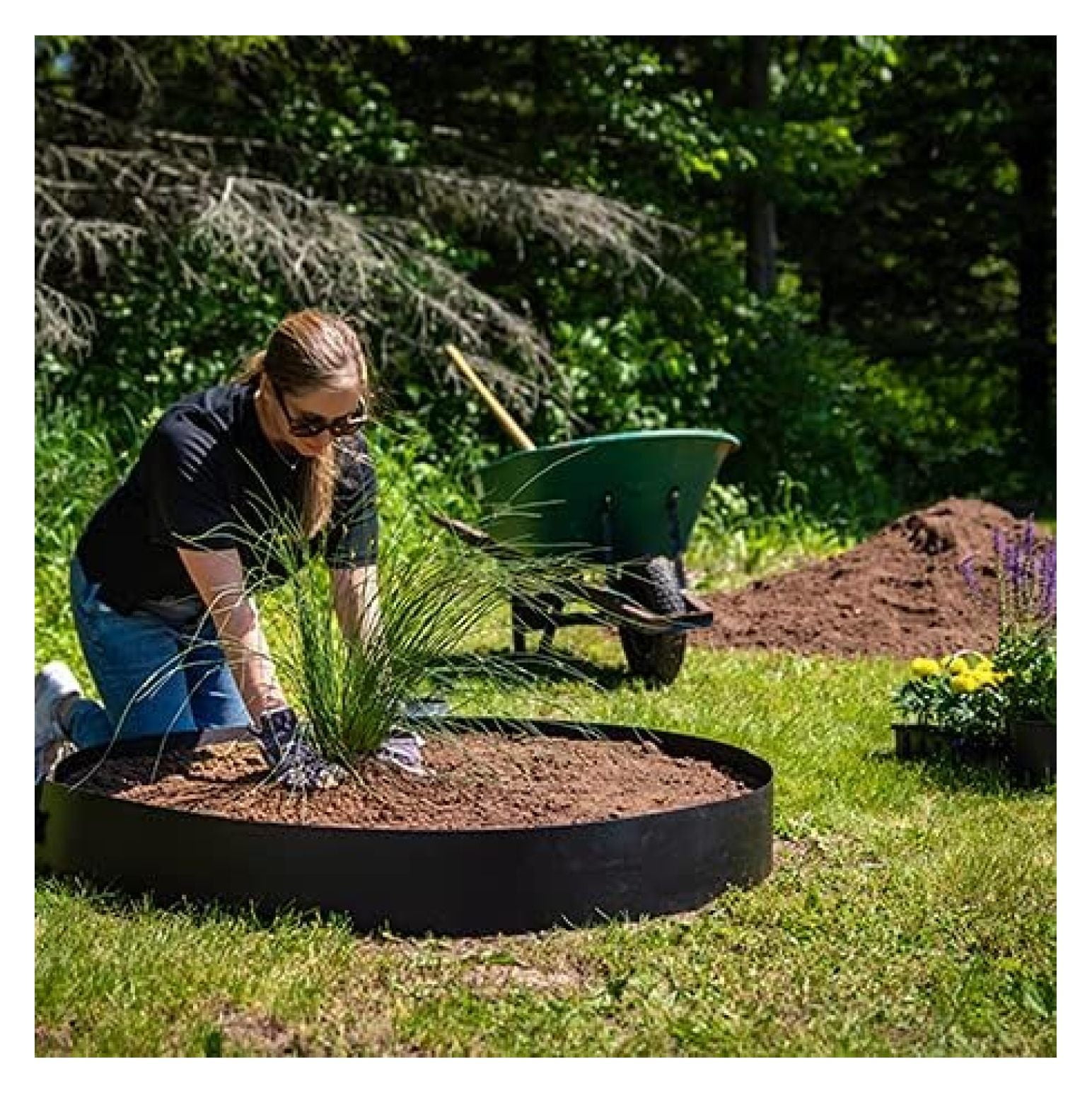 Raised Garden Bed, Landscape Edging, Edging Border, Yard Garden, Made ...