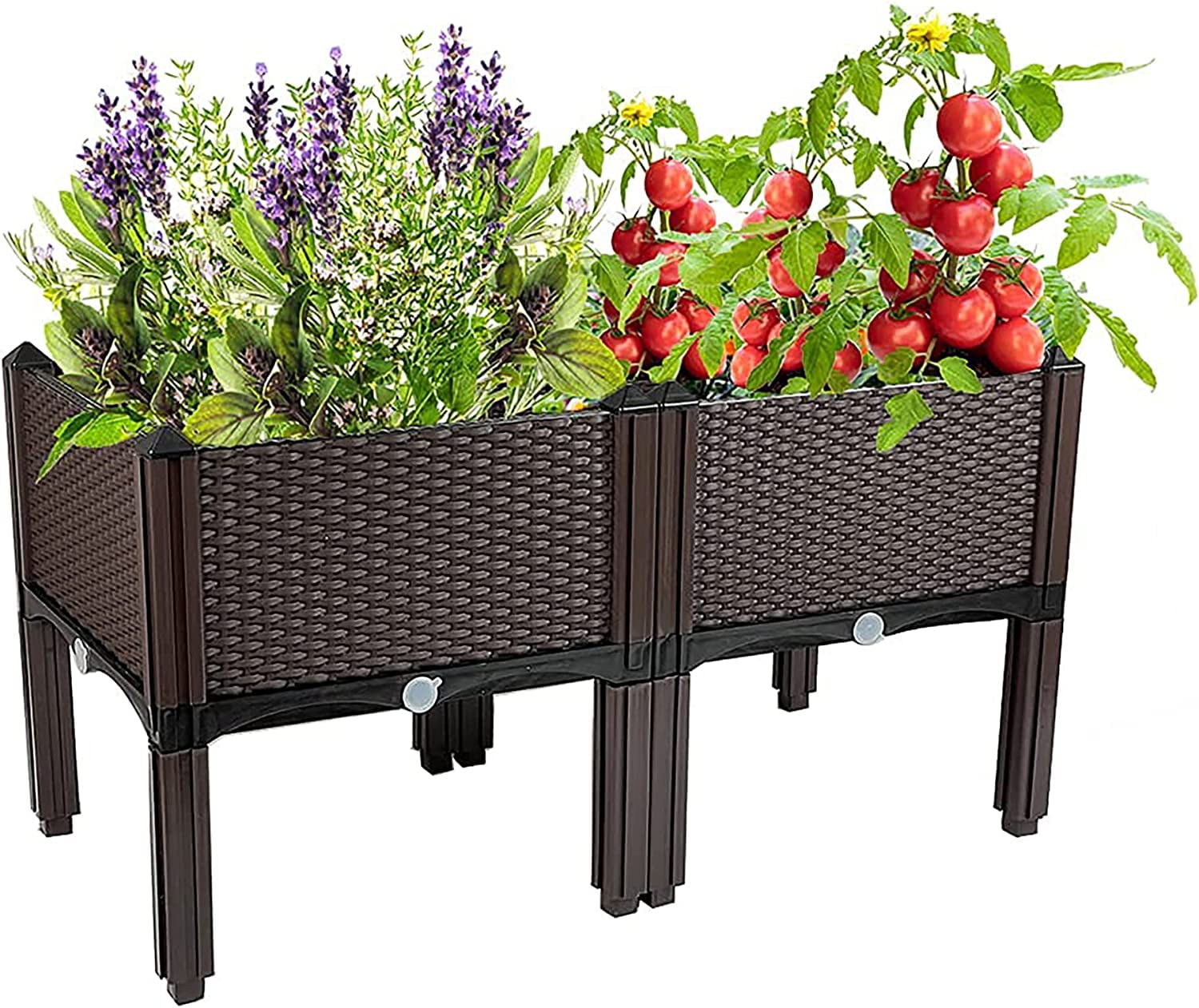Raised Garden Bed with Legs Planter for Outdoor Plants Elevated Garden ...