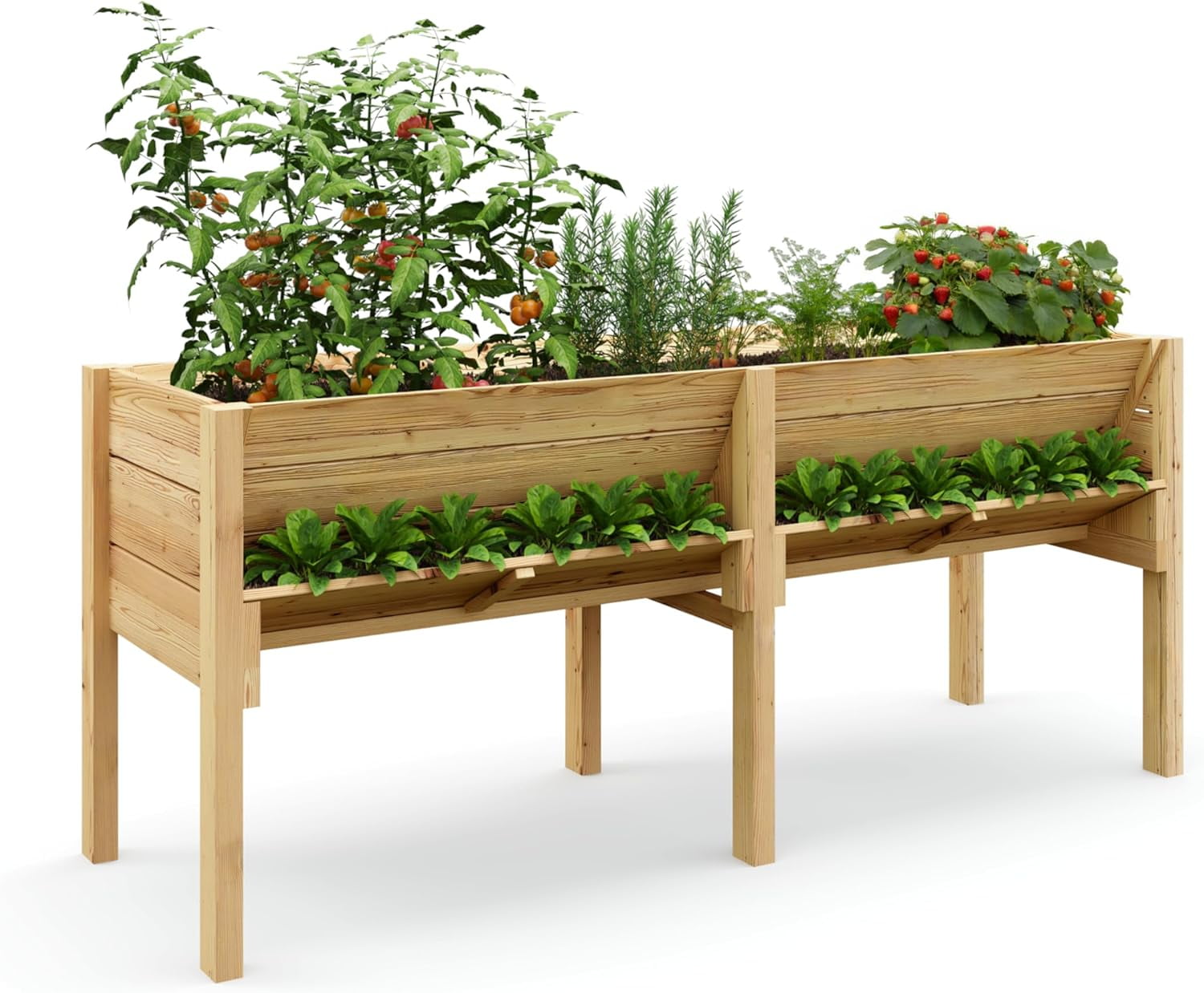 Raised Garden Bed with Legs,Wooden Raised Garden Beds Outdoor for ...