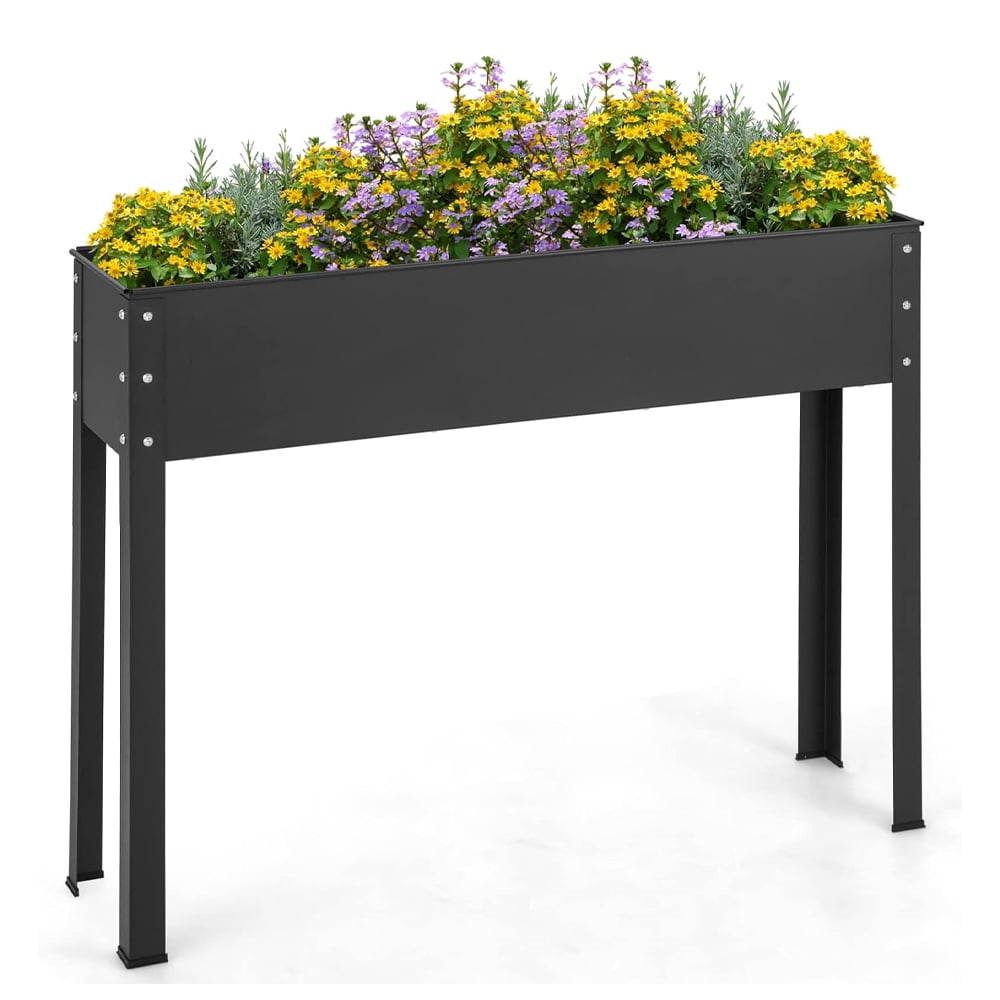 Raised Garden Bed, Metal Planter Box, Standing Raised Beds, Outdoor ...