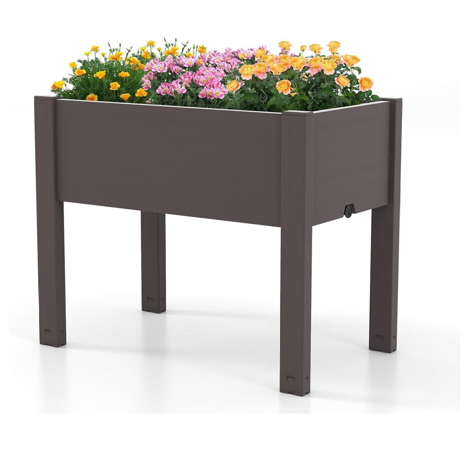 Raised Garden Bed Outdoor, Elevated Planter Boxes with Legs & Water ...