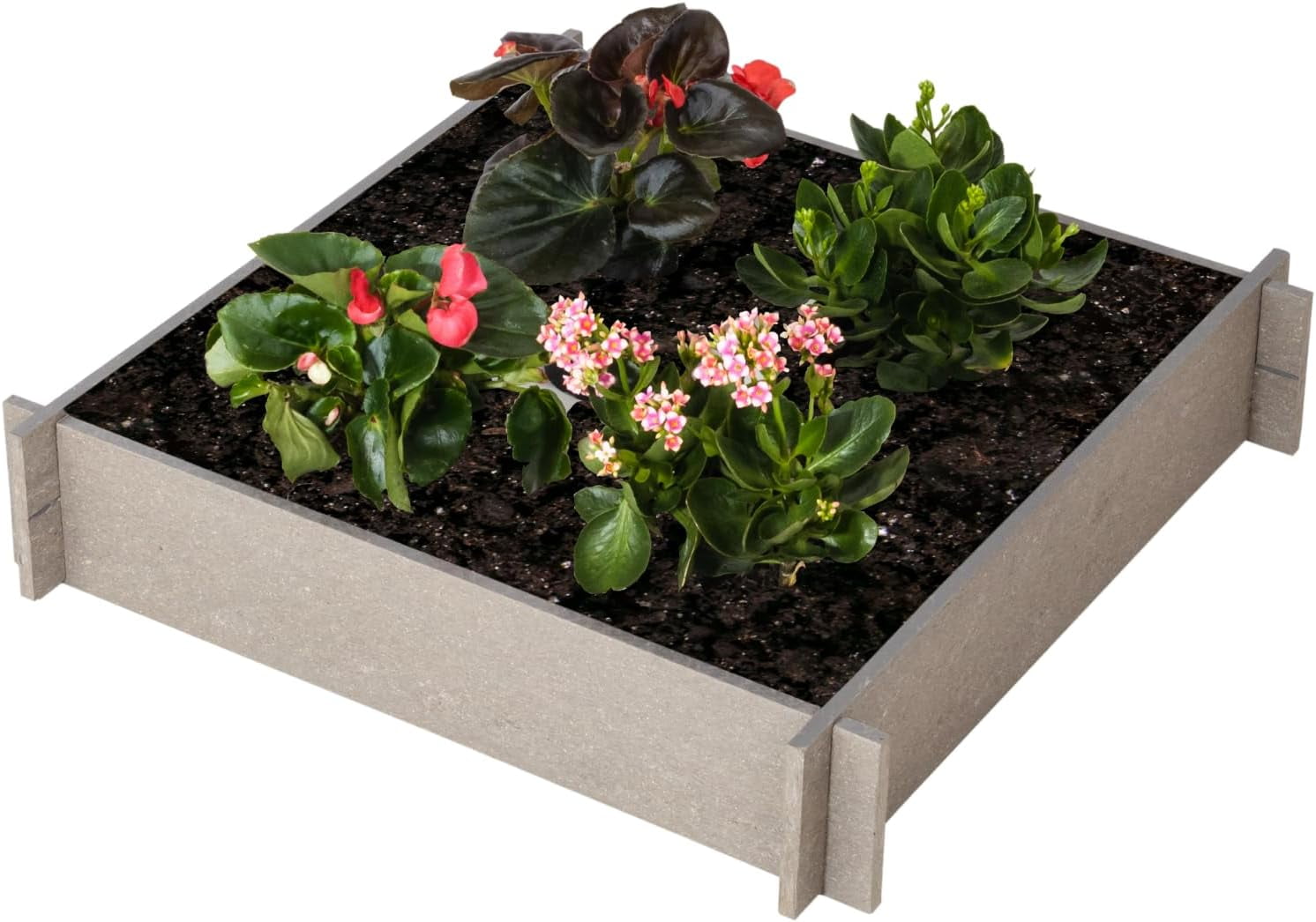 Raised Garden Bed Outdoors, Patio Ground Planter Box for Gardening Deep ...