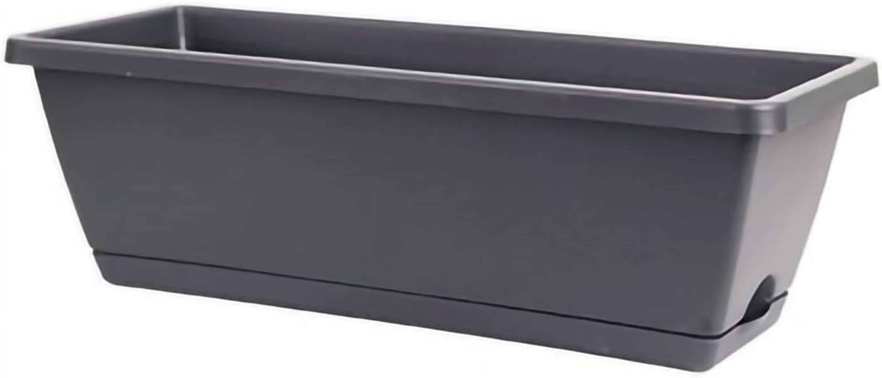 Raised Garden Bed, Rectangular Plastic Planter Raised Beds Large Flower ...