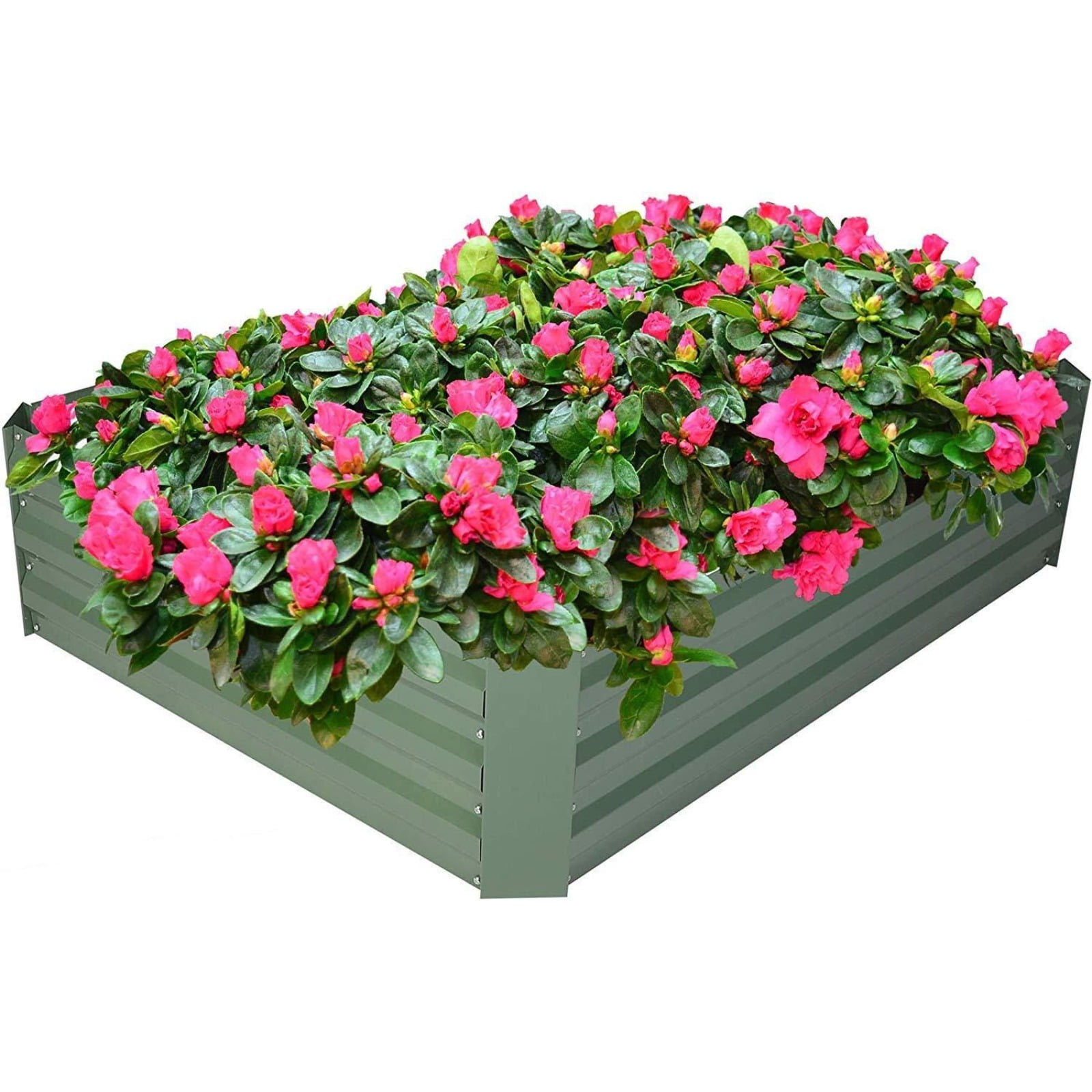 Raised Garden Beds, Galvanized Planter Box Enclosures, Rust-resistant ...