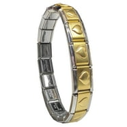 Satin, 9mm Type Italian Modular Charm Bracelet for Women or Men ...