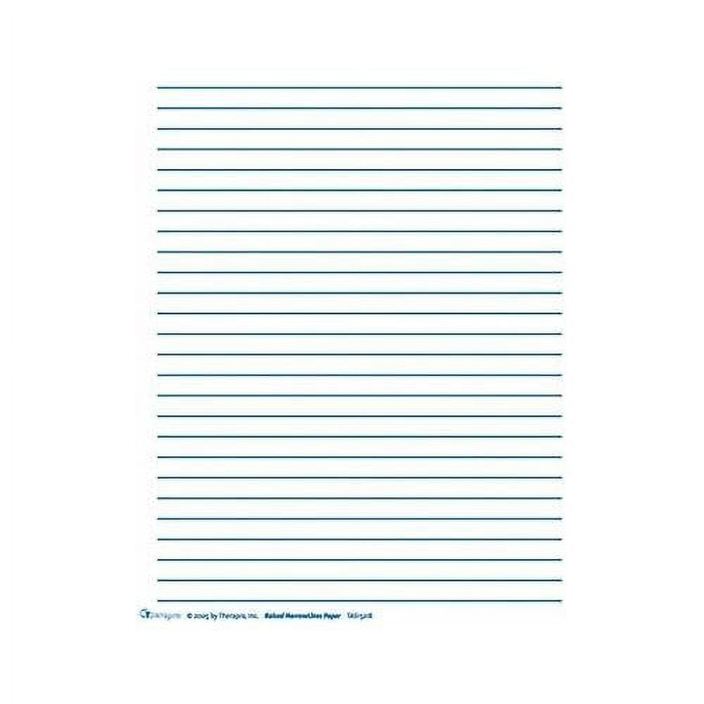 Raised Line Paper Narrowlines Paper (125 Sheets) - Walmart.com