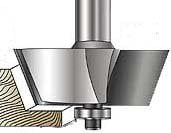 Raised Panel Router Bit: 67.5 Degree Shaker Bevel Profile - Walmart.com