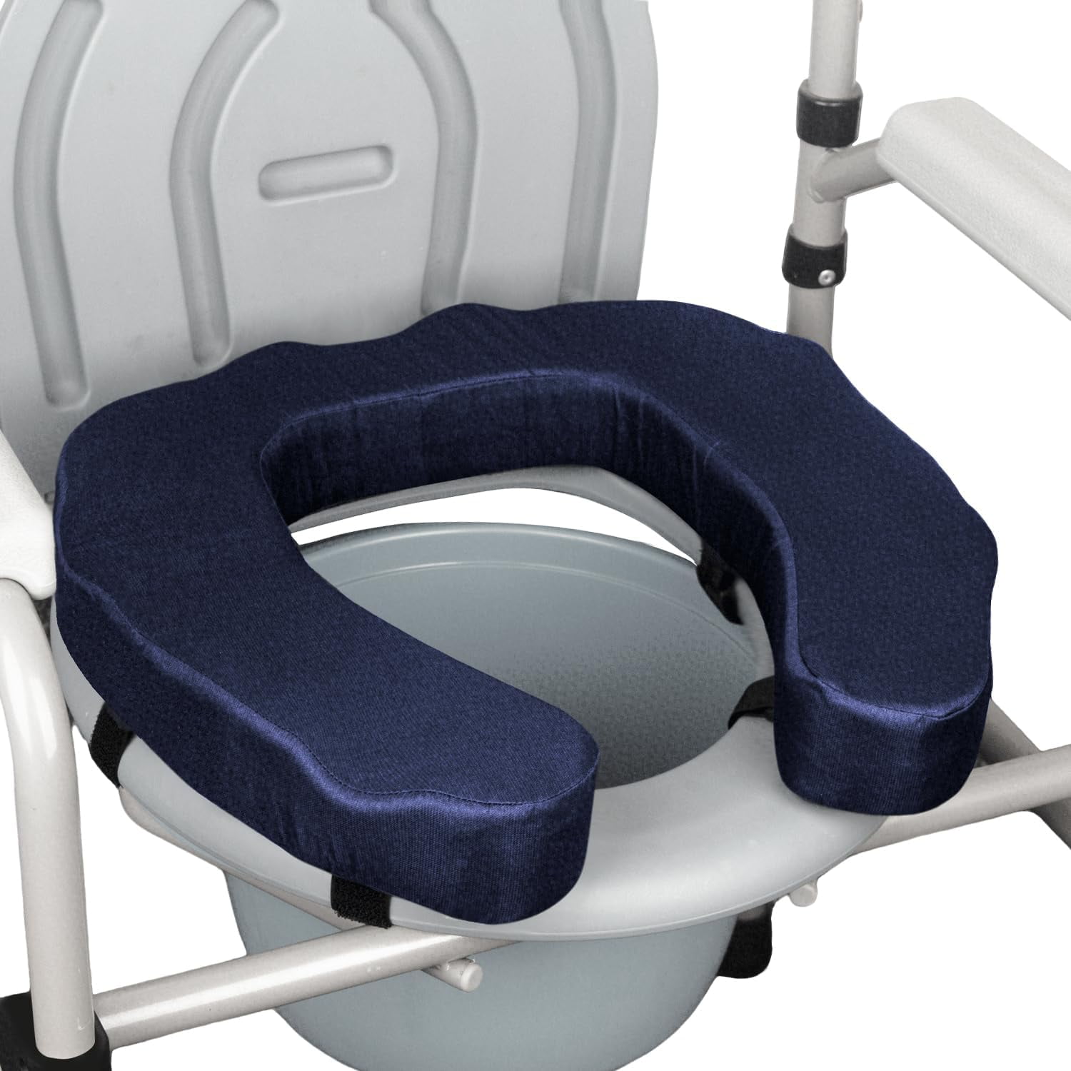 Raised Toilet Seat Cushion – High-Density Foam Booster Pad for Elderly ...