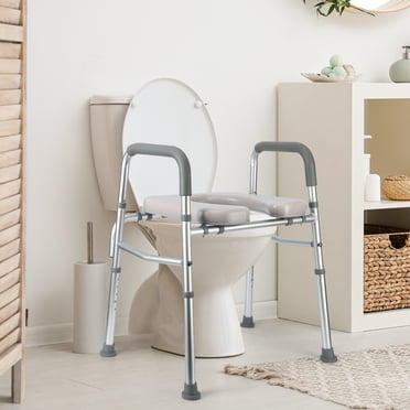Andvari Elderly Toilet, Portable, Adjustable With armrest, for bedside ...