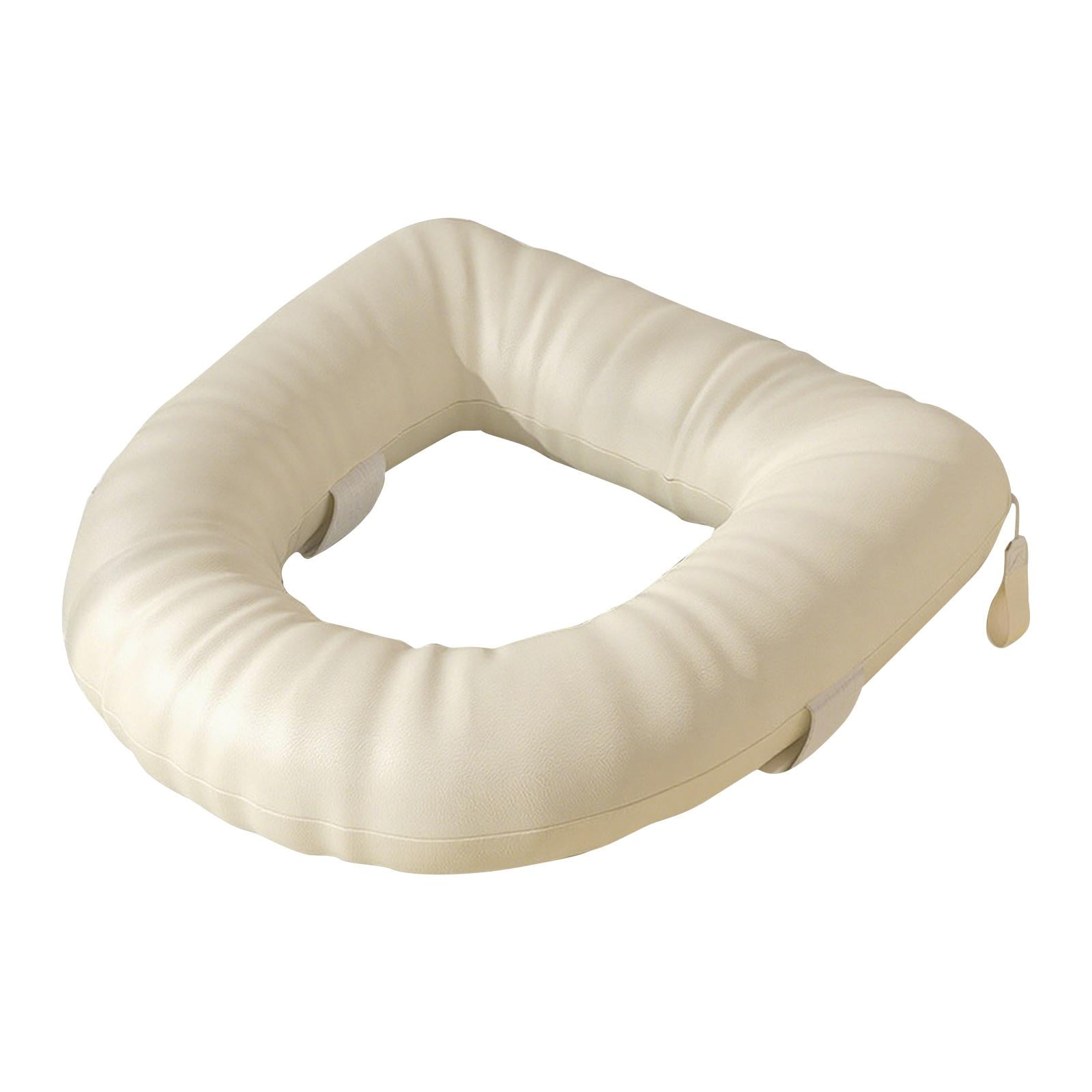 Raised Toilet Seat Pad Cushion Waterproof Easy to Clean for Elderly ...