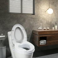 Centoco 1200-301 Round Plastic Toilet Seat, Standard Model, Light ...