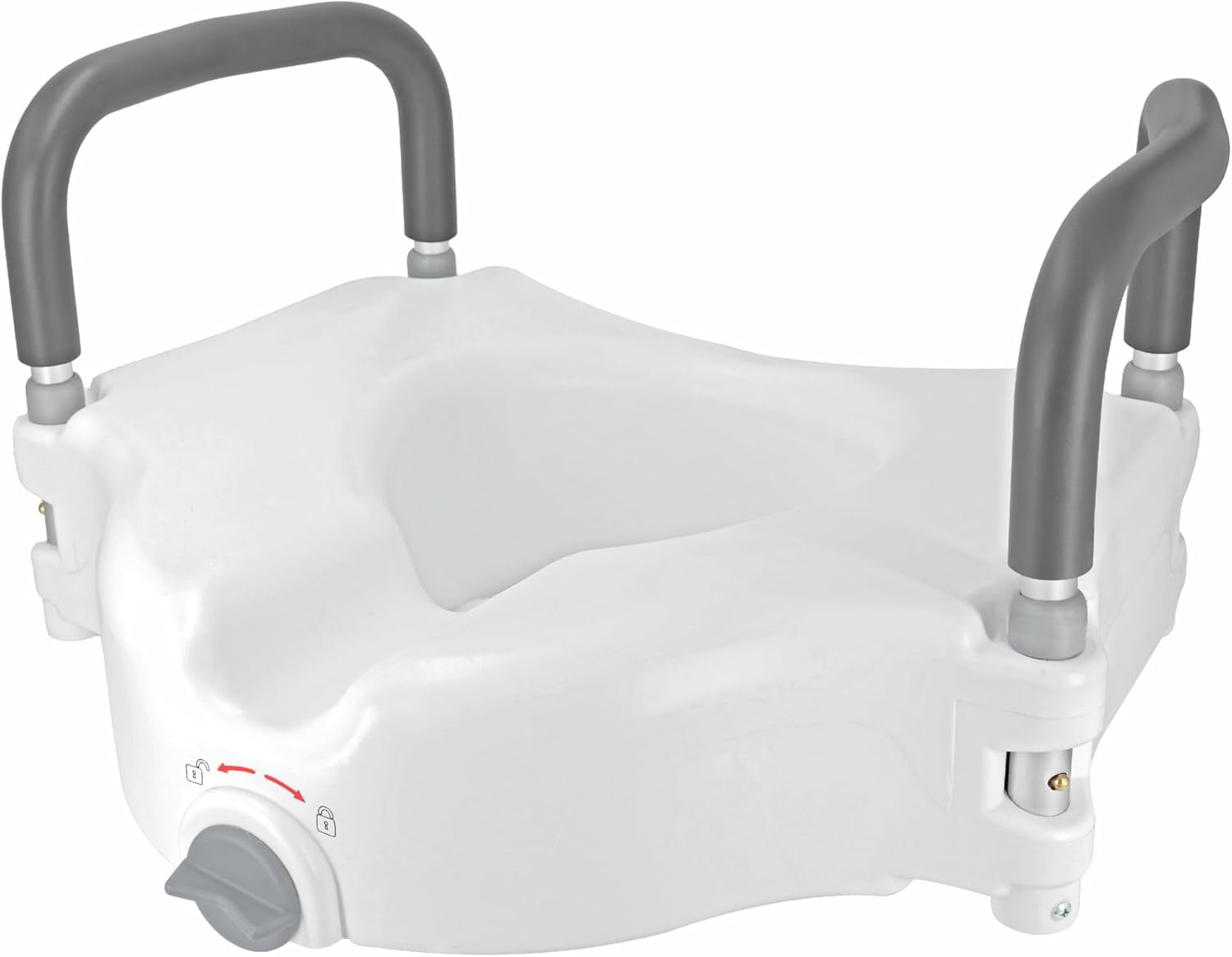 Raised Toilet Seat and Elevated Commode Booster Seat Riser with ...