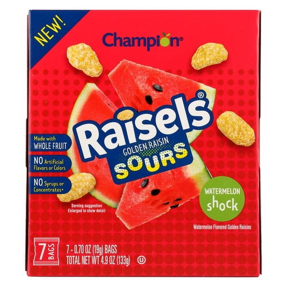 Raisels Golden Watermelon Raisins (8 Pack) 4.9 oz - Walmart.com