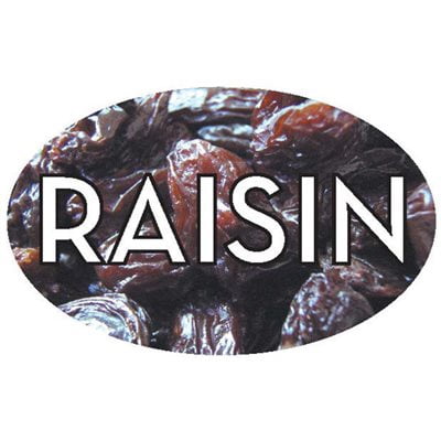 Raisin Food Store Labels 1.25" x 2" 500 each per roll Great Quality ...